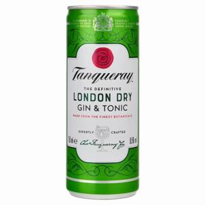 Tanqueray Gin and Tonic 6.5% 12 x 250ml CAN