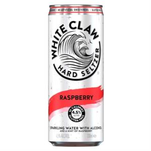 White Claw Hard Seltzer Raspberry 4.0% 12 x 330ml CAN